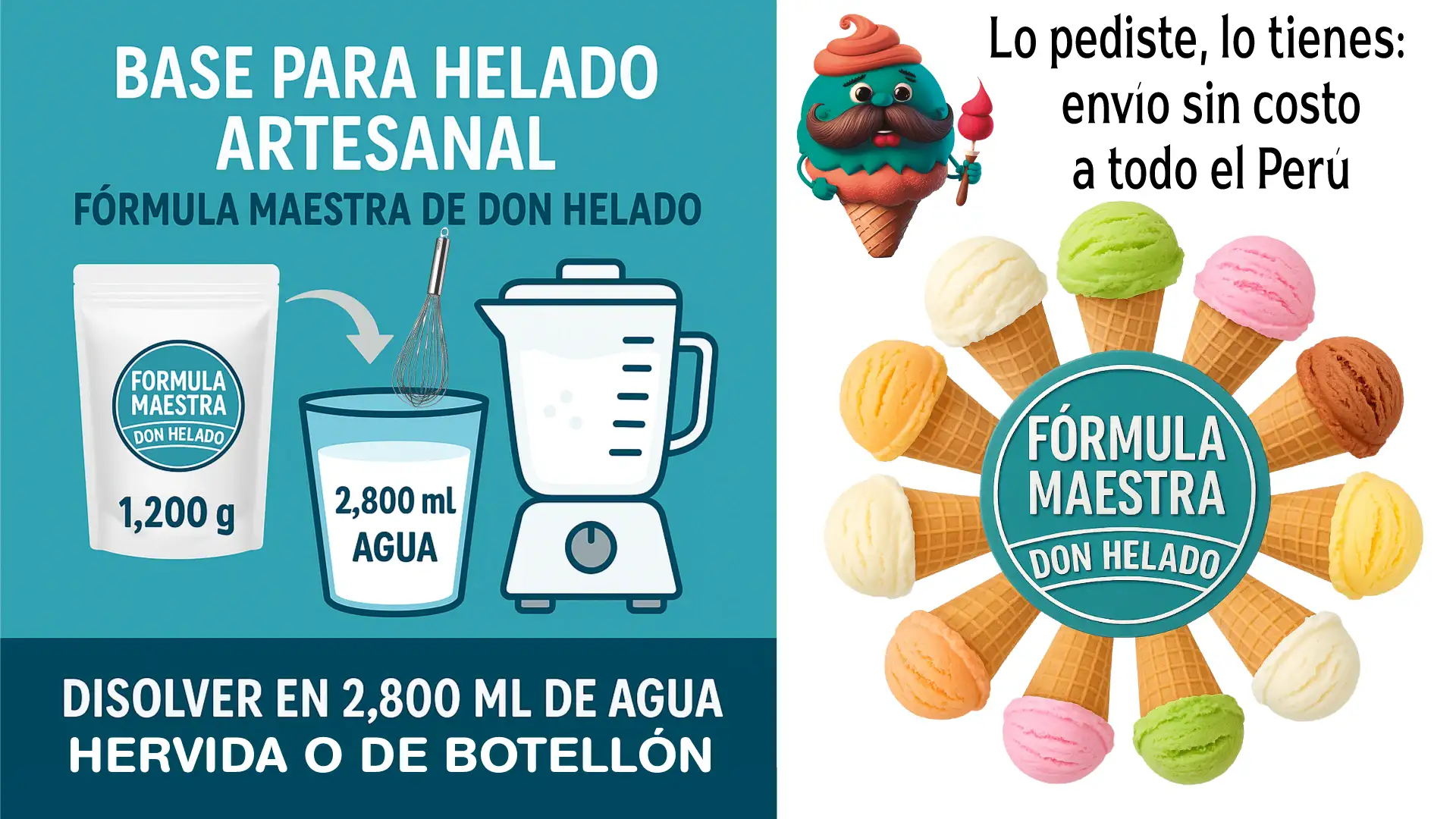 Base Para Helado Artesanal » Don Helado
